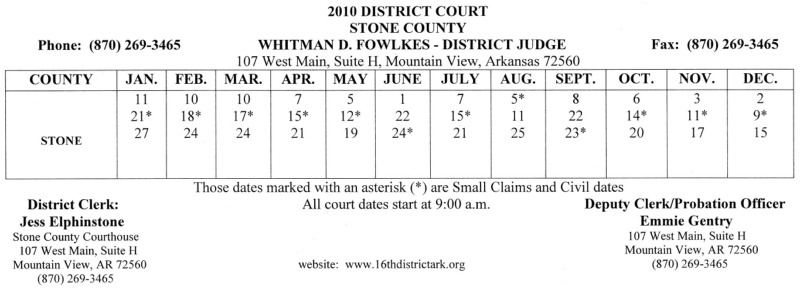 Sixteenth Judicial District